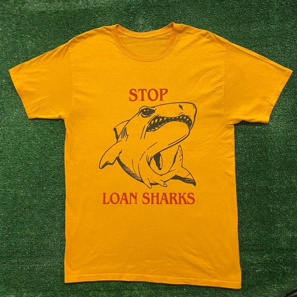 Vintage | Shirts | Vintage Y2k Stop Loan Sharks Naca Essential Punk ...